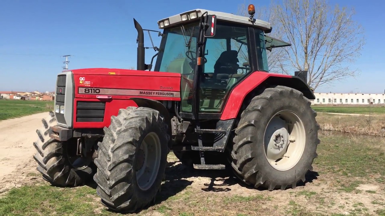 Massey Ferguson 8110 tractor Sound + Technical data - YouTube