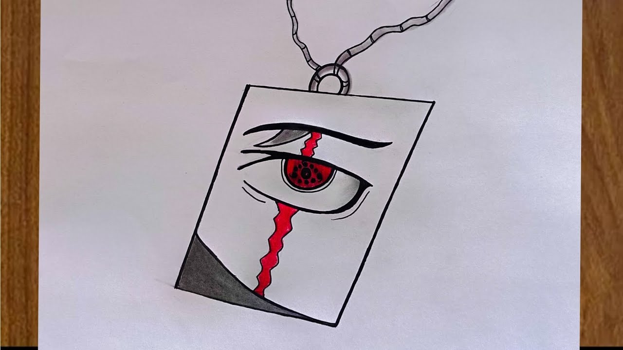 Easy to draw | How to draw a Kakashi's eye step-by-step | drawing ...