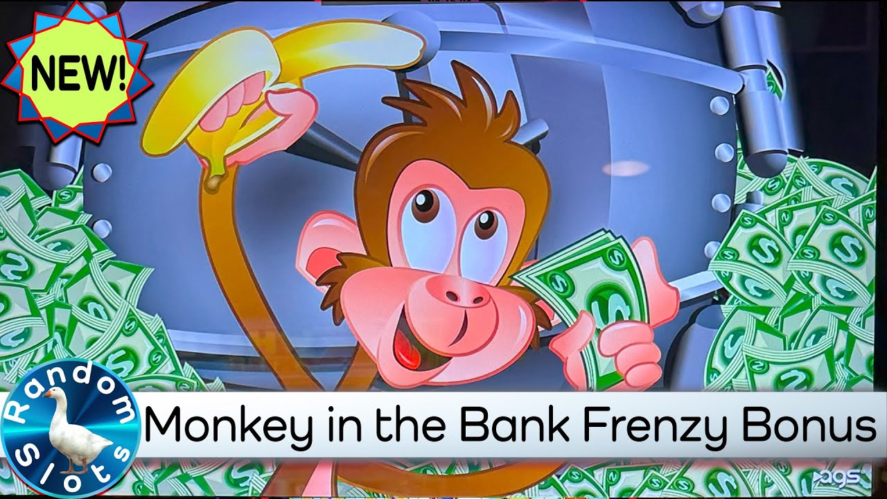 Monkey in the Bank Frenzy Slot Machine Bonus - YouTube