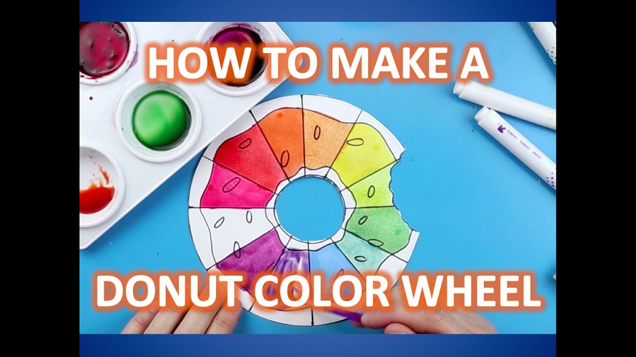 How to Draw a DONUT COLOR WHEEL - YouTube