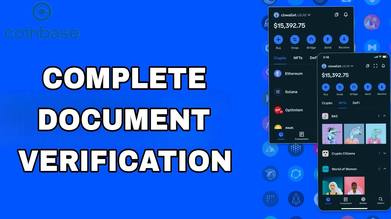 How To Complete Document Verification On Coinbase App - YouTube