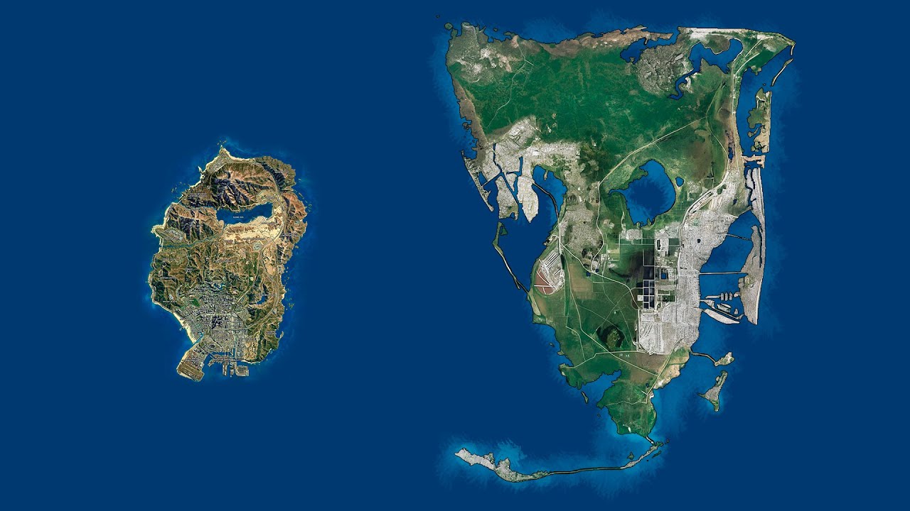 ¿CUAL ES EL VERDADERO TAMAÑO DEL MAPA DE GTA 6? - Opinión - YouTube