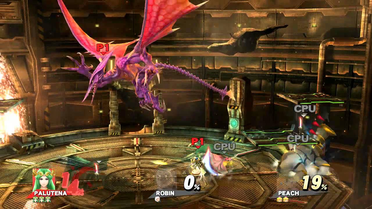 Wii U - Super Smash Bros for Wii U - Pyrosphere - Palutena, Robin ...