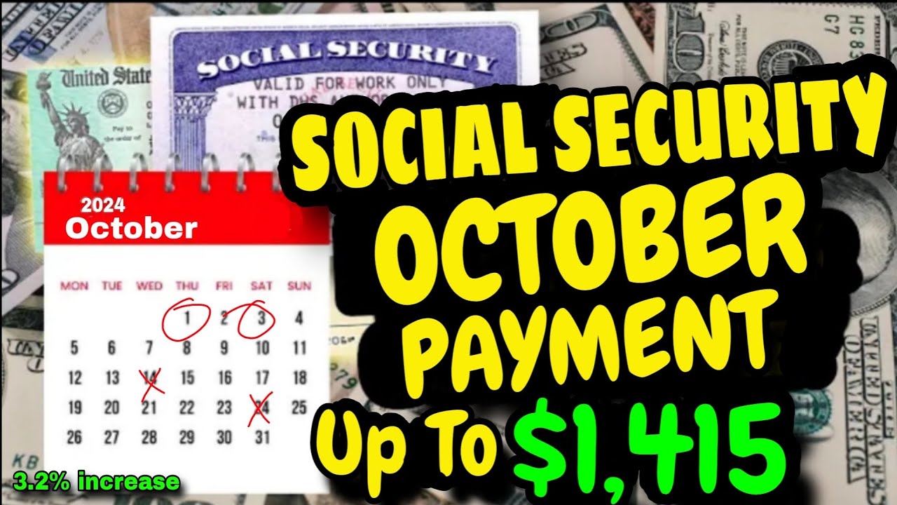 Social Security update: October Direct payment Upto $1,415 goes out in ...