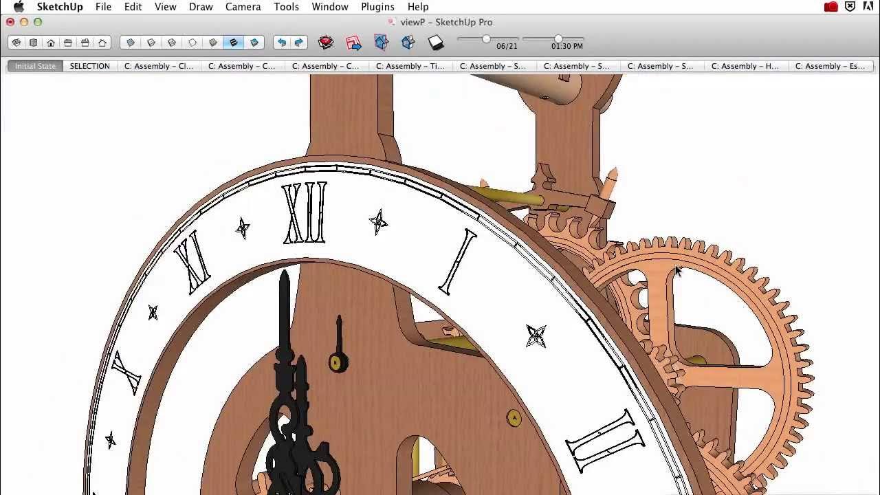 SketchUp Ruby Script: View Parts - YouTube