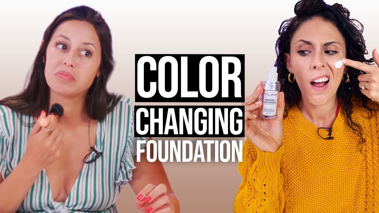 Color Changing Foundation - Does It Work?! (Beauty Break) - YouTube