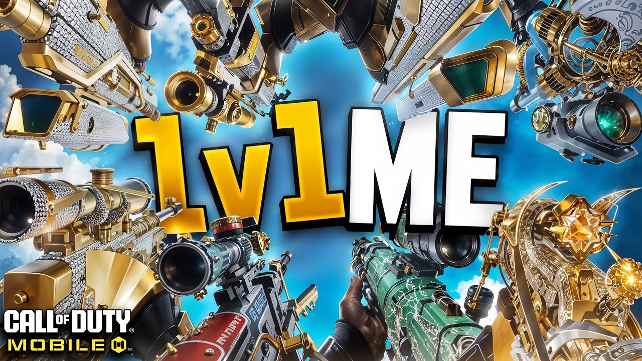 Beat Me 1v1 = Win the BattlePass! (Using Every Sniper in COD Mobile ...