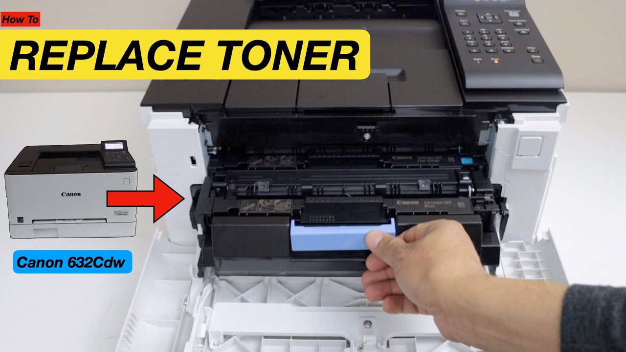 Canon Colour ImageCLASS LBP632Cdw Ink Toner Replacement Video. - YouTube