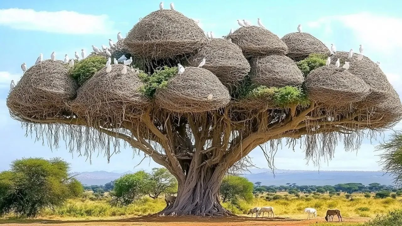 15 Most Amazing And Largest Nests In The Animal World - YouTube