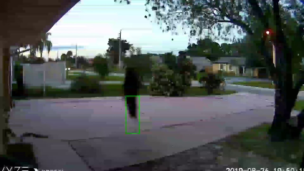 Ghost captured by security camera (Wyze cam) - YouTube