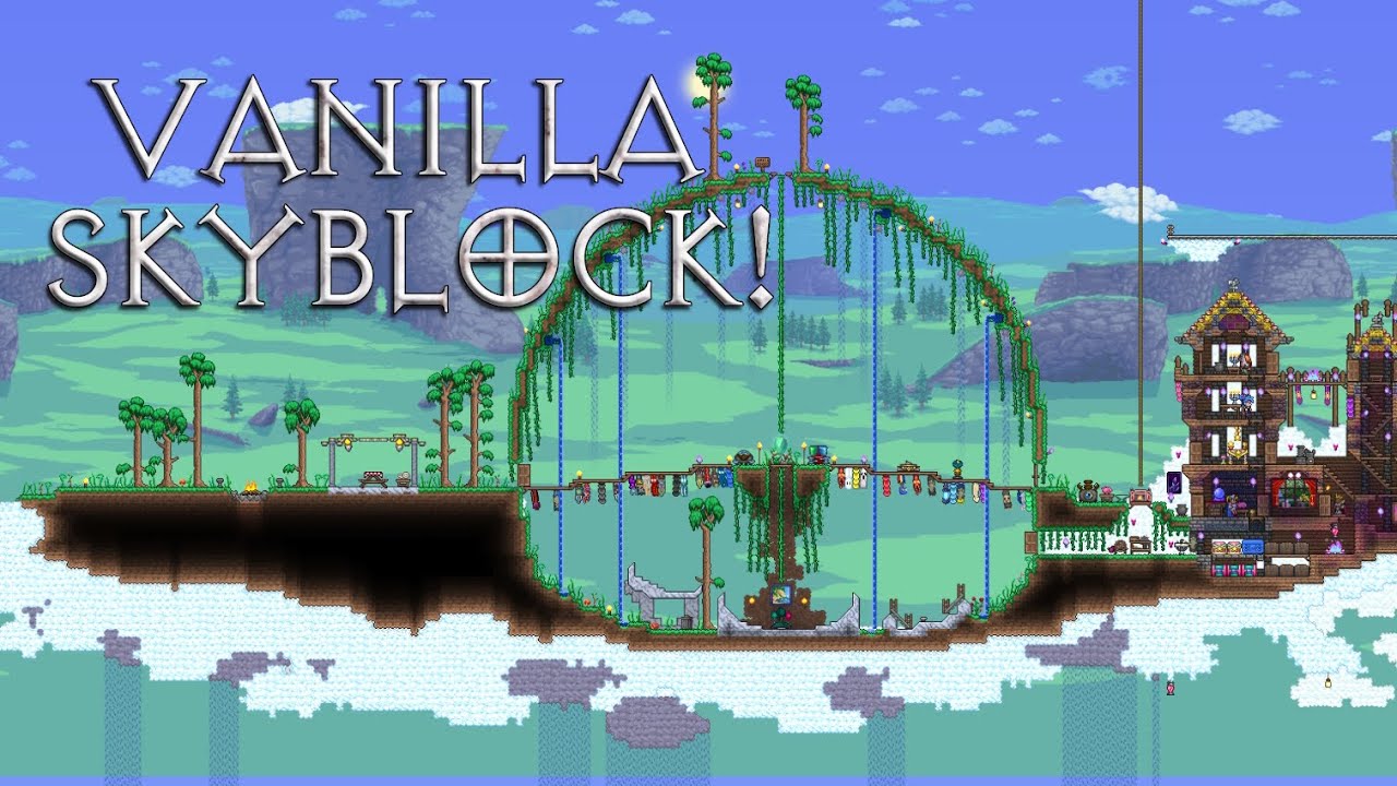 Master Terraria: Vanilla Skyblock is now a thing!? How does this work ...