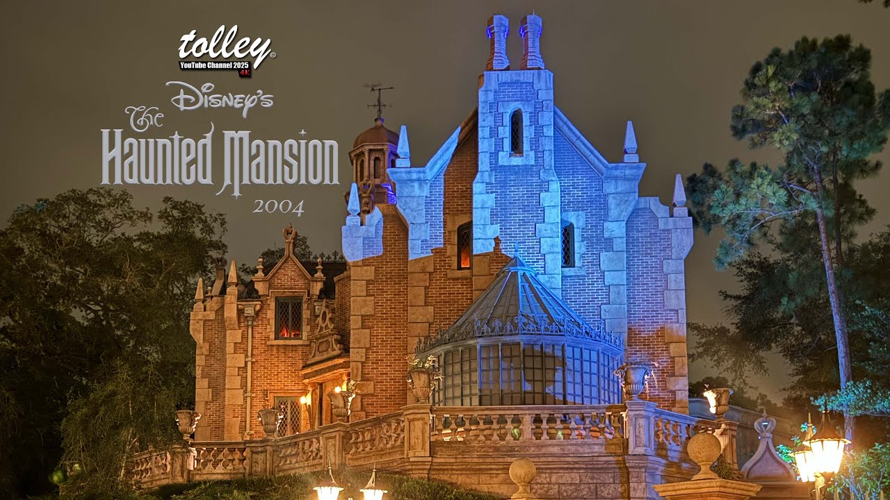 Night Vision Footage On Ride POV of Disney's Haunted Mansion at Magic ...