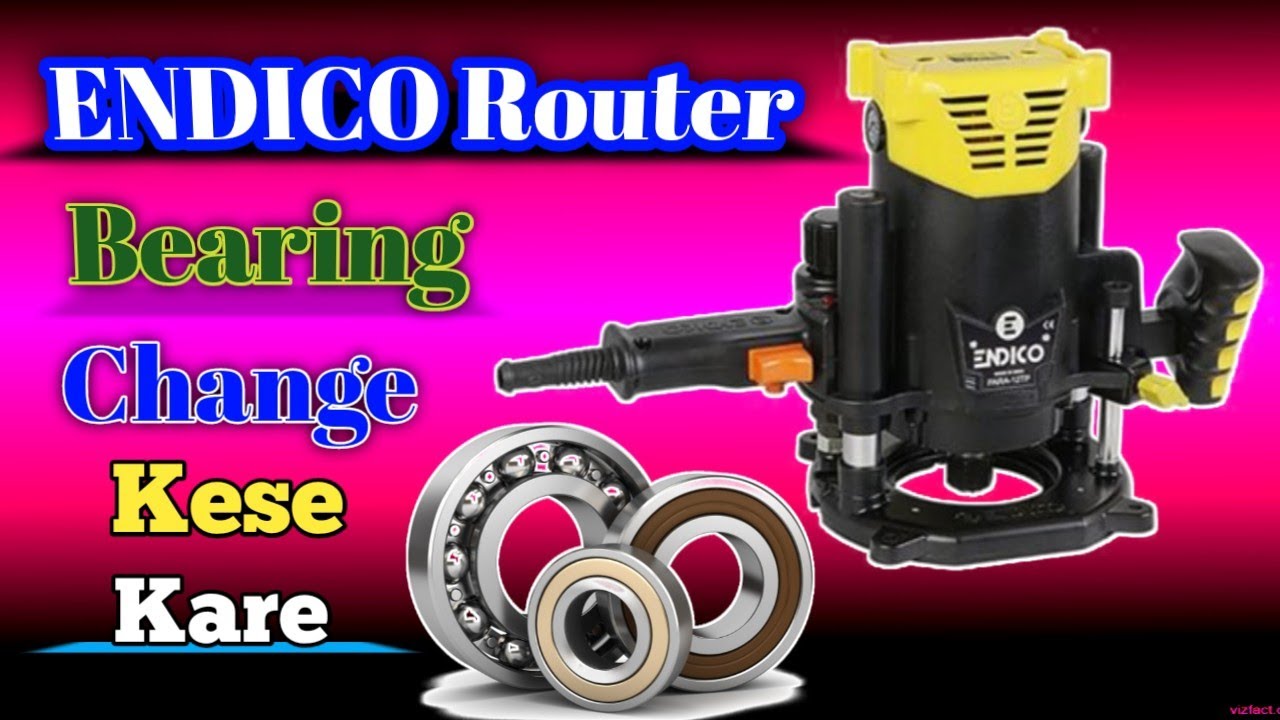 Wood router machine repair || Router machine bearing change kese kare ...