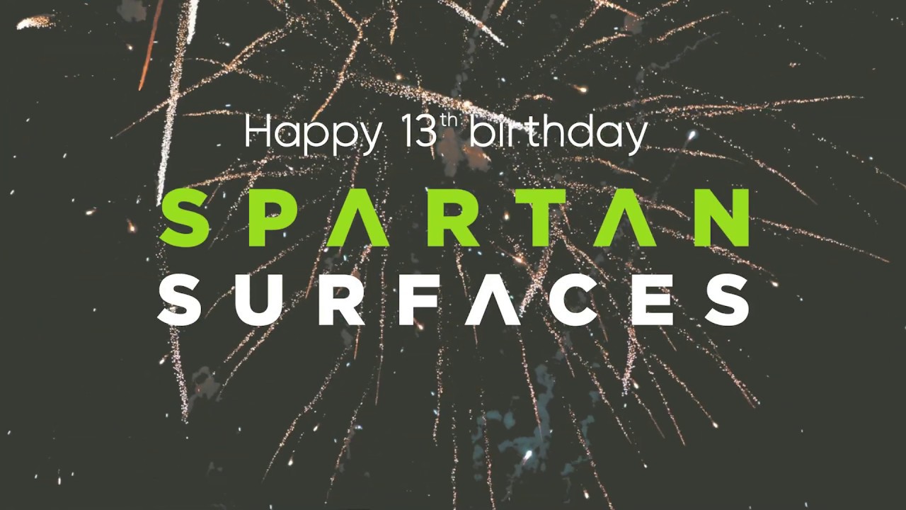 Happy Birthday Spartan Surfaces! - YouTube