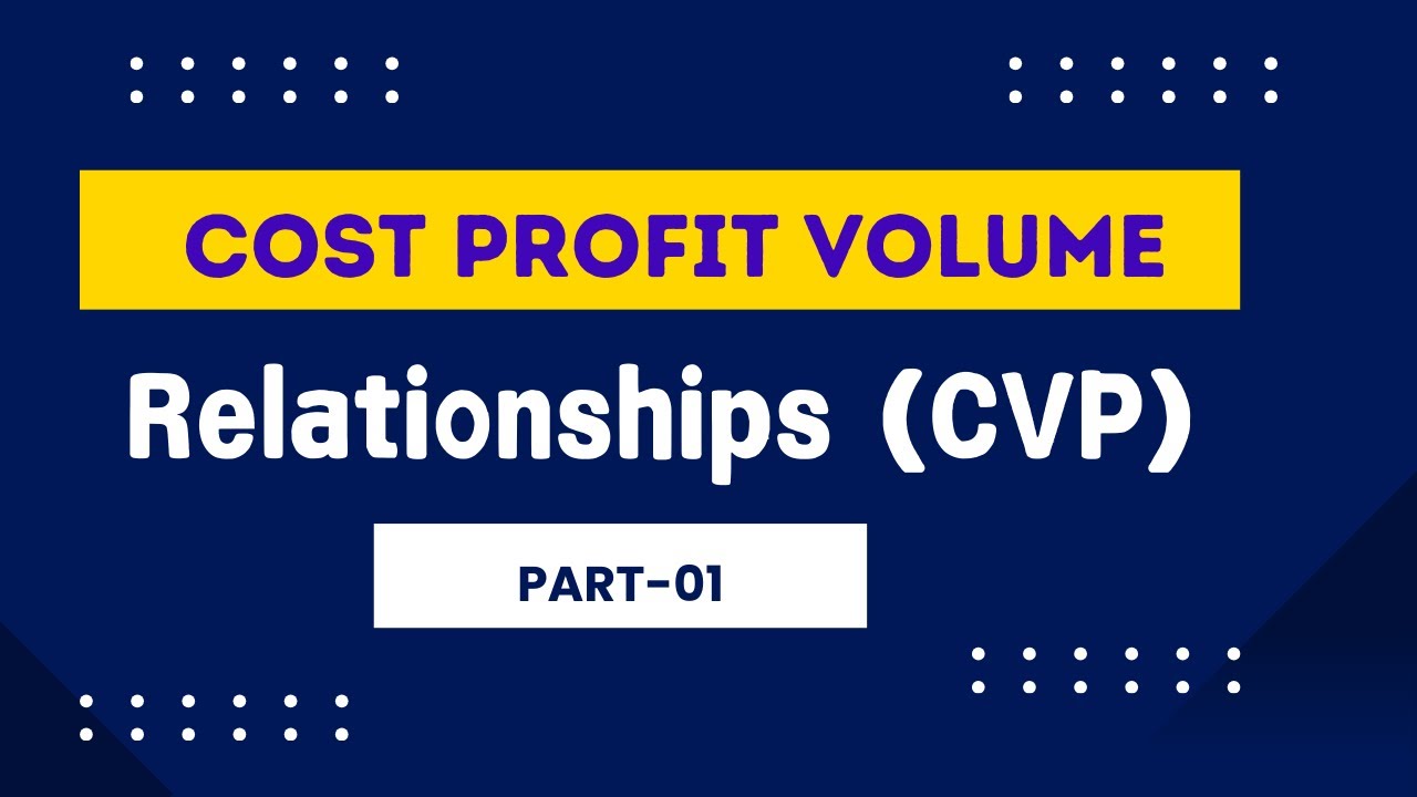 Cost Volume profit Analysis (CVP) | Explained with Formula. - YouTube