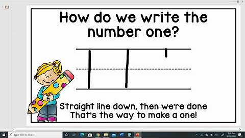 Writing Numbers - YouTube
