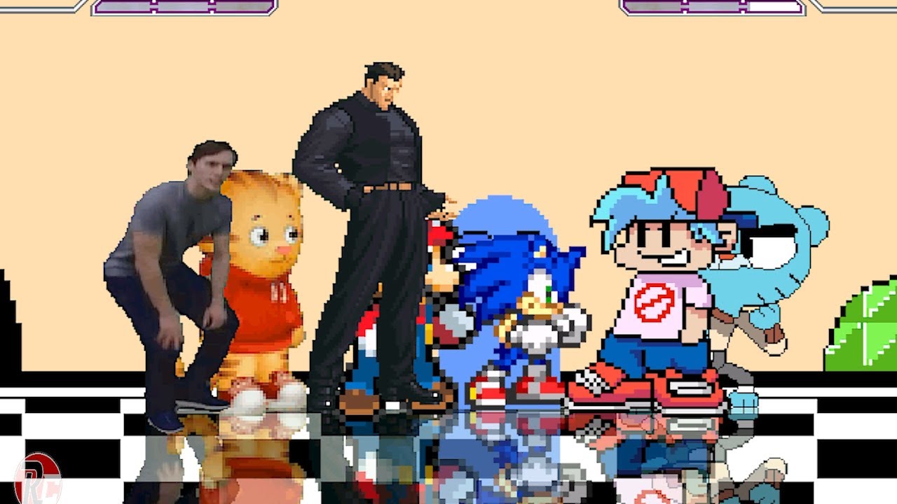 Daniel Tiger Jerma Ohio Boss & Super Better Mario vs FnF Boyfriend ...