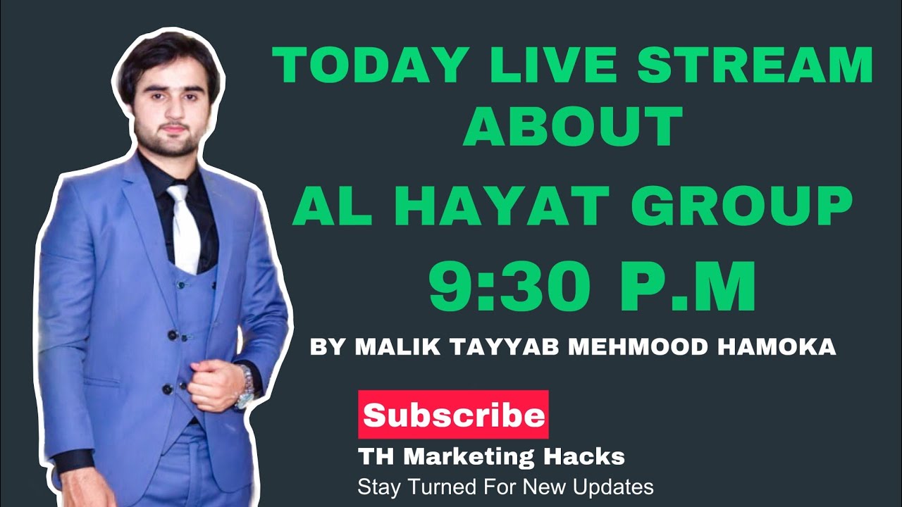 Today Live Stream About Al Hayat Group || Discuss All Problems || TH ...