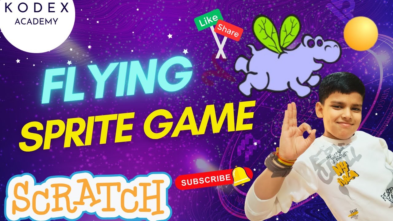 Create a Flying Sprite Game in Scratch | Score Points by Touching Balls ...