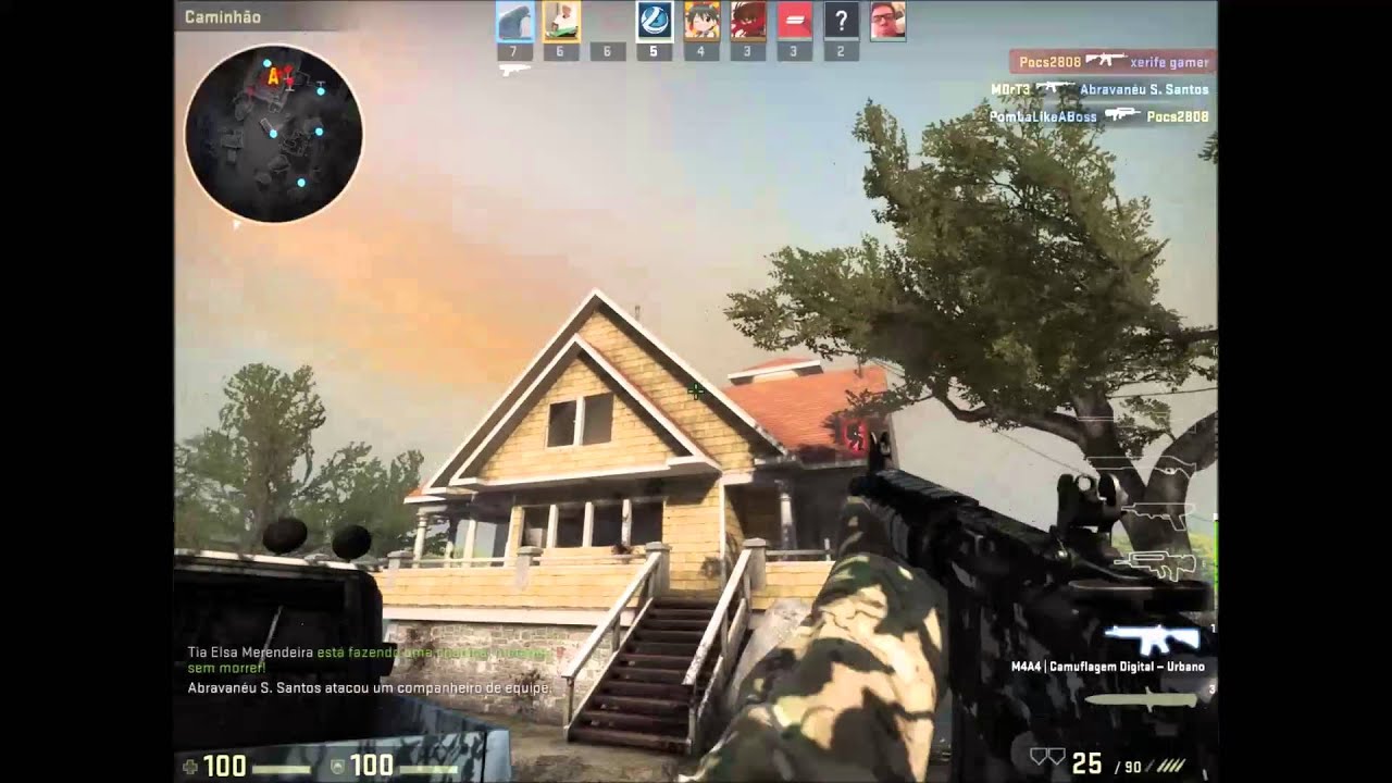 CS:GO gun game mapa lake - YouTube