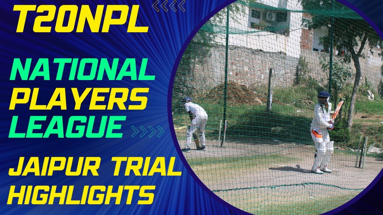 T20 NPL || National Players League Jaipur Trial Highlight || 2023 - YouTube