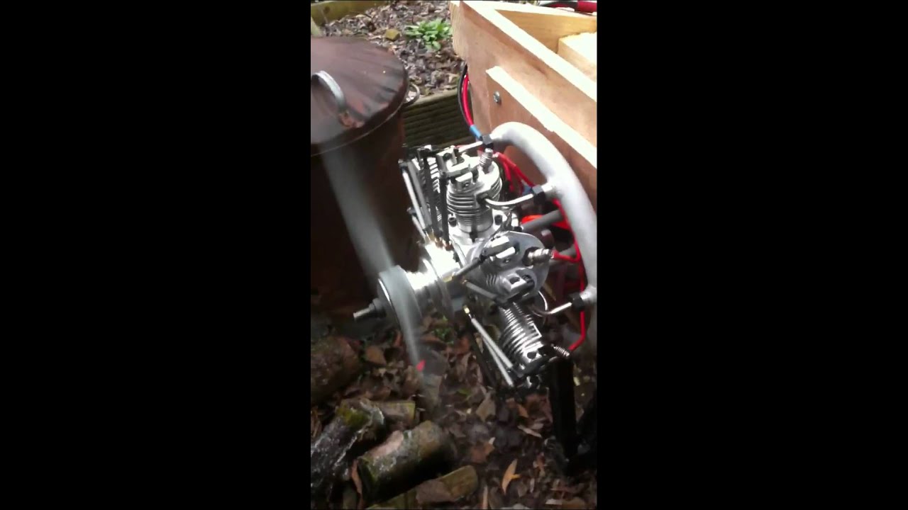 Evolution 7 cylinder radial 35cc - YouTube