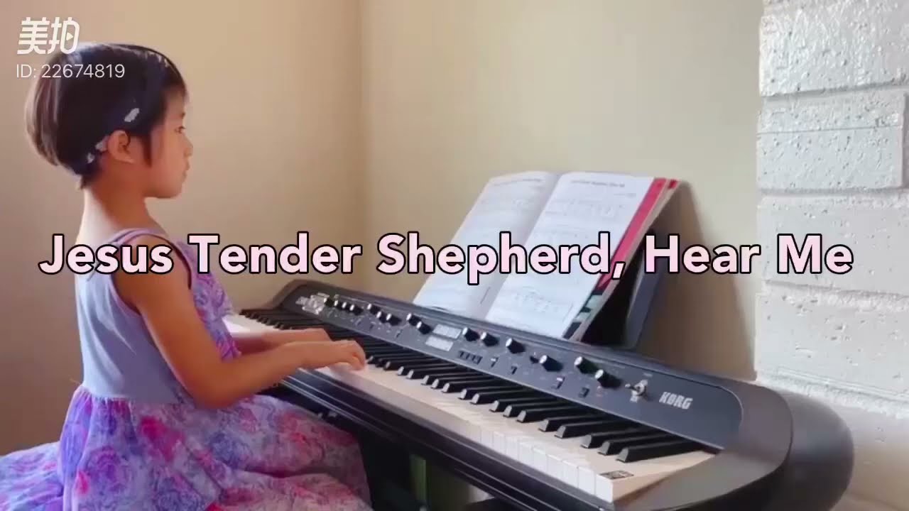 Jesus Tender Shepherd, Hear Me piano Hymns level 2A - YouTube