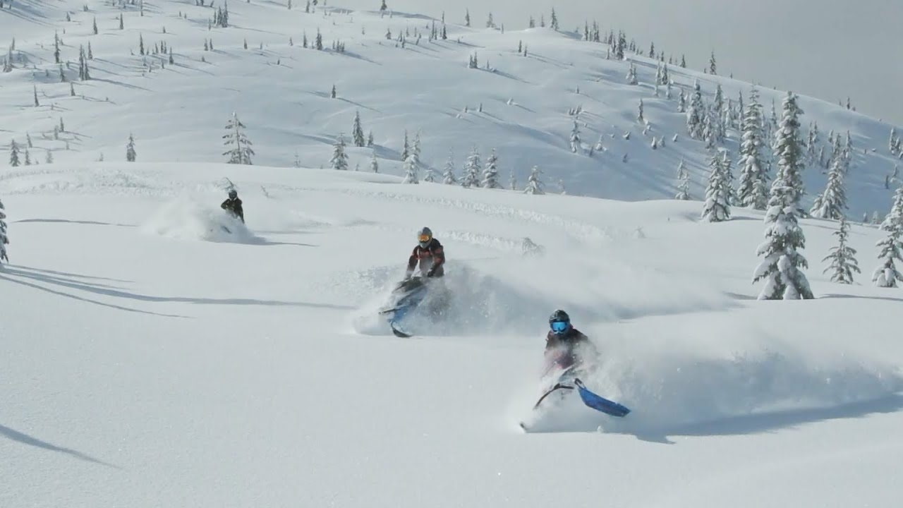 Washington and Mt Baker Backcountry Snowmobiling || Drone POV - YouTube