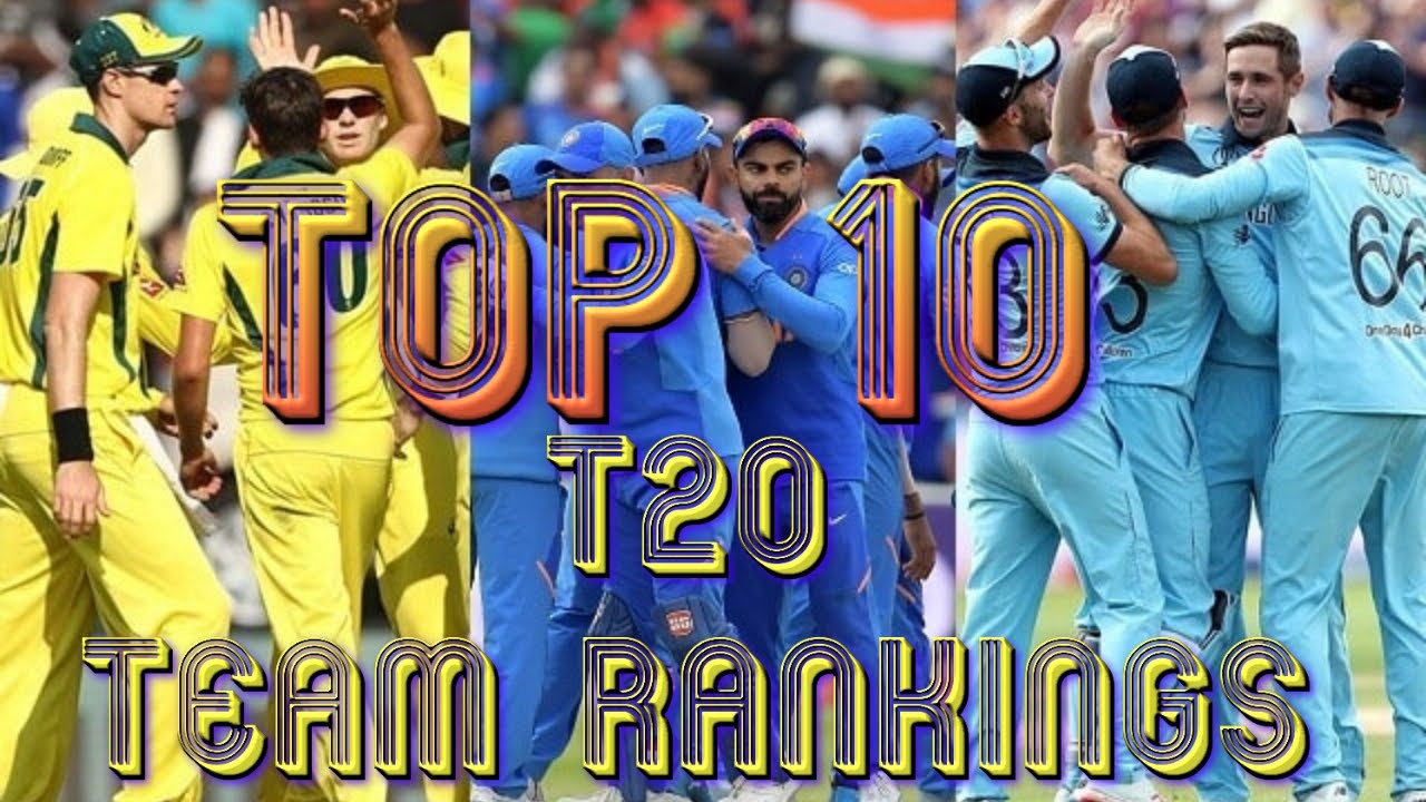 T20 team rankings 2020 - top 10 teams in ICC T20 ranking 2020 | Latest ...