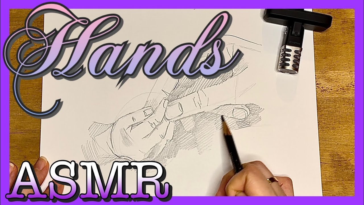 🤚 ️ How to draw hands | pencil drawing ASMR 🎙️| Easy for beginners ...