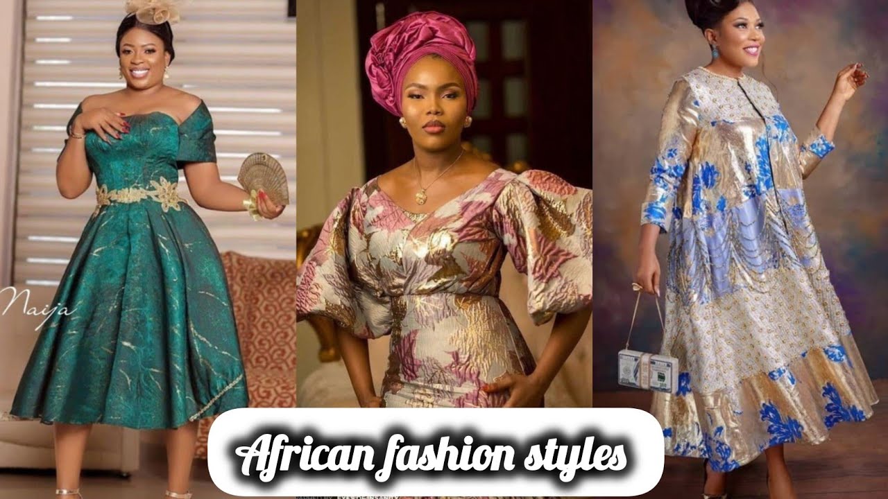 LATEST DAMASK,ANKARA,LACE,QUALITY SATIN DRESS STYLES FOR CUTE LADIES ...