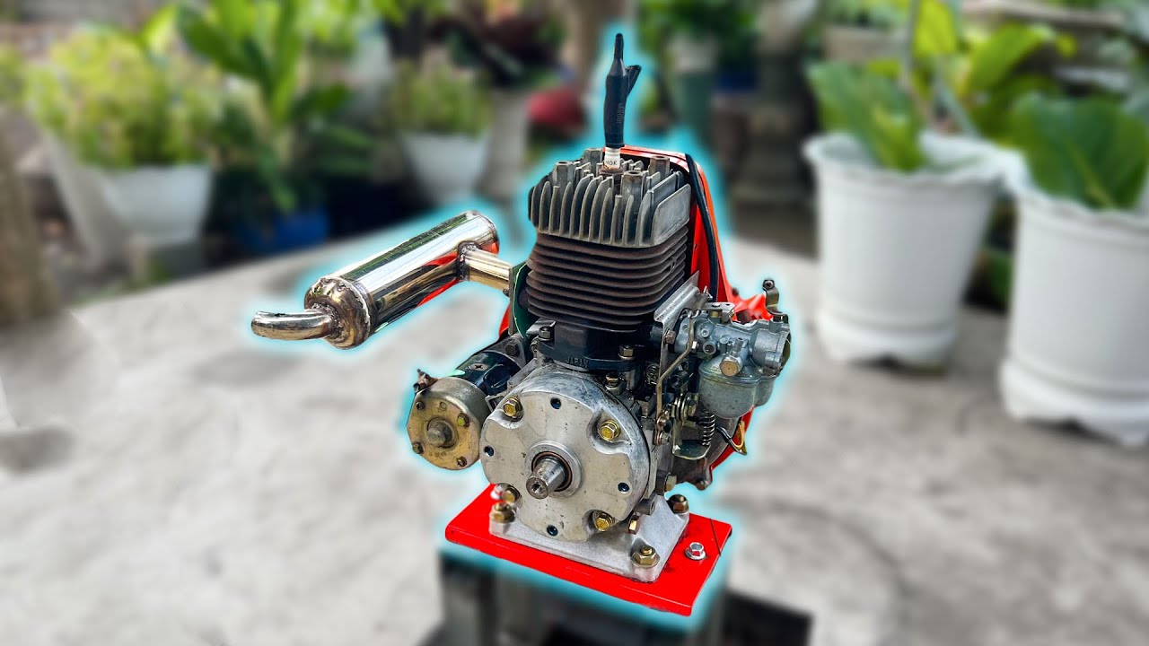 Thử Chạy Max Công Suất Động Cơ 2 Thì Robin EC17 | Test Run Max RPM Old ...