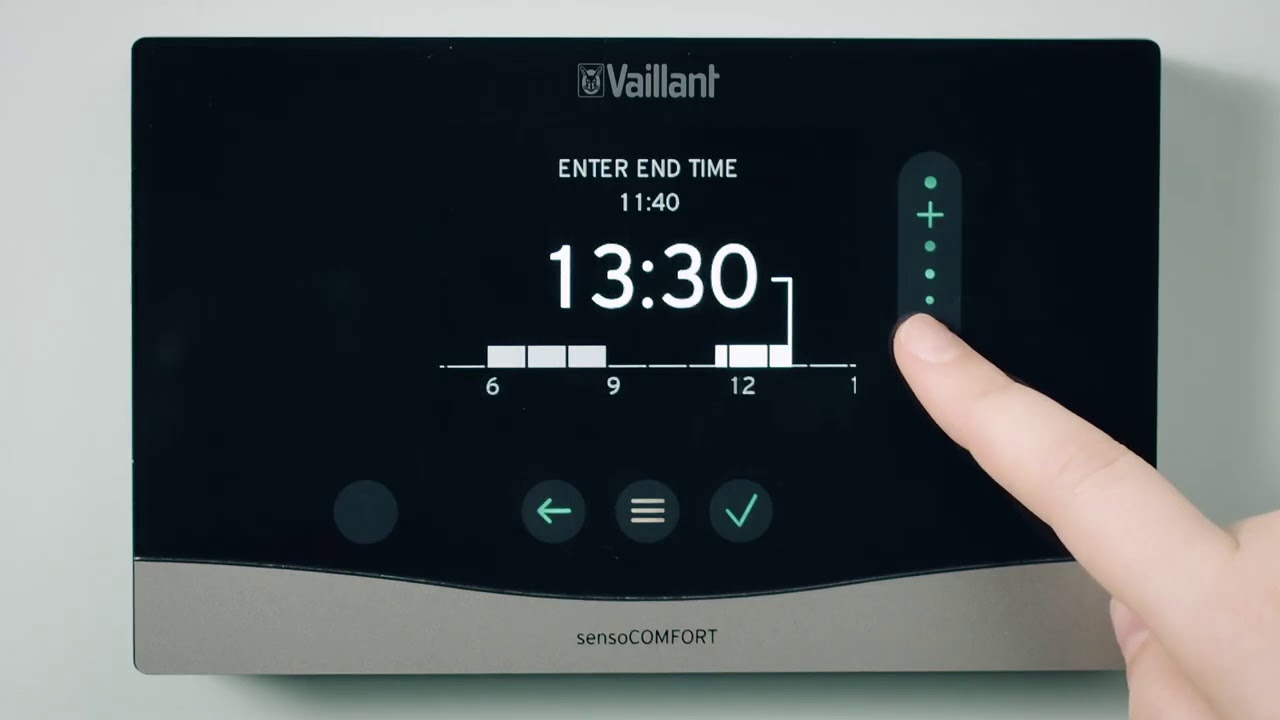 Multifunkcionalni atmosferski regulator sensoCOMFORT VRC 720 - YouTube