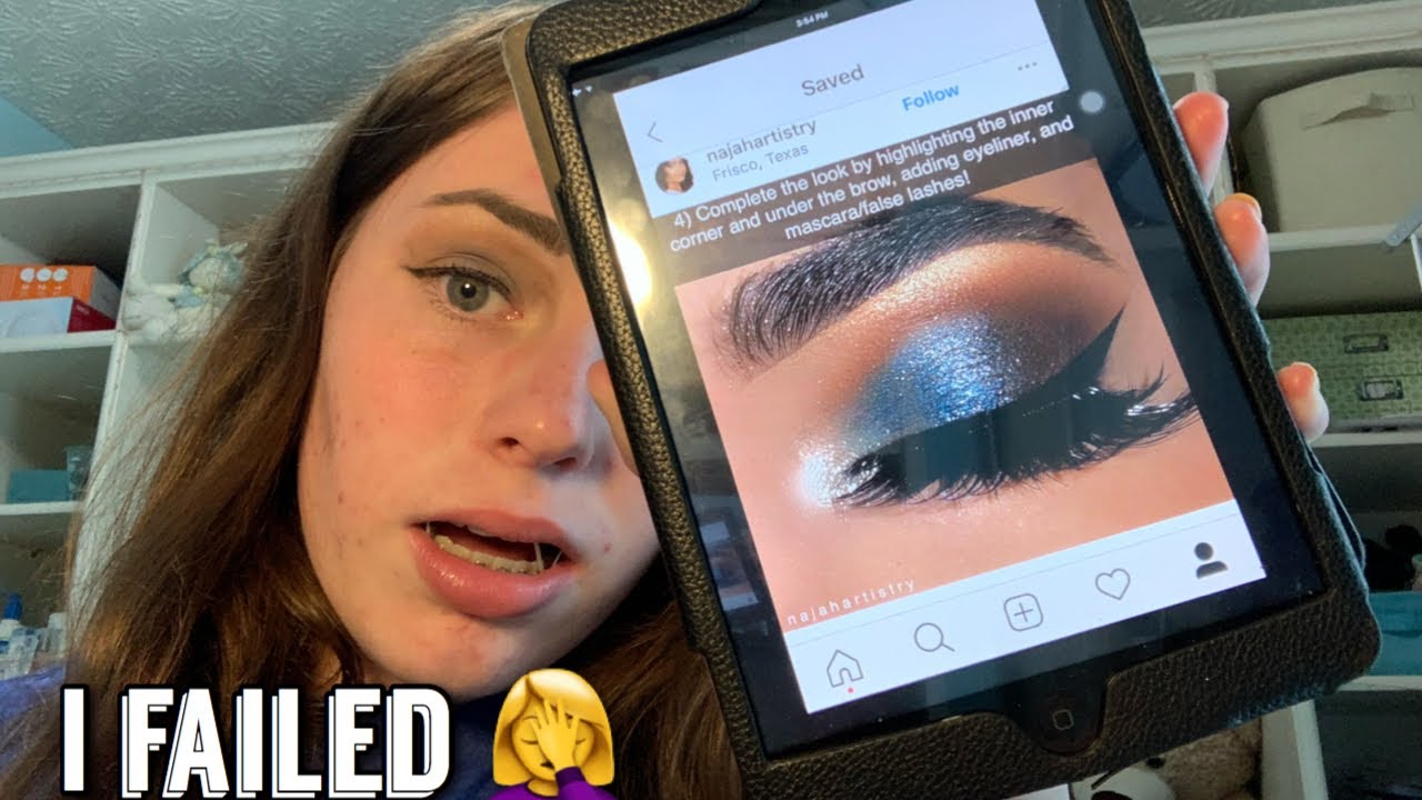 I followed an Instagram makeup tutorial - YouTube