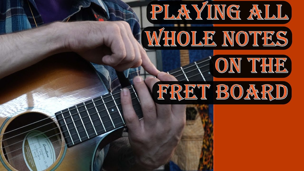 Locations of Every Whole Note on the Fretboard! - YouTube