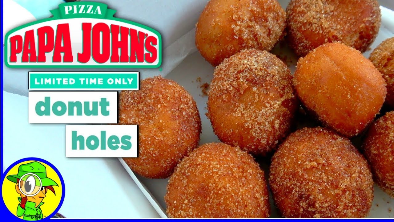 Papa John's® | Donut Holes | Food Review! 🍕🍩😋 - YouTube