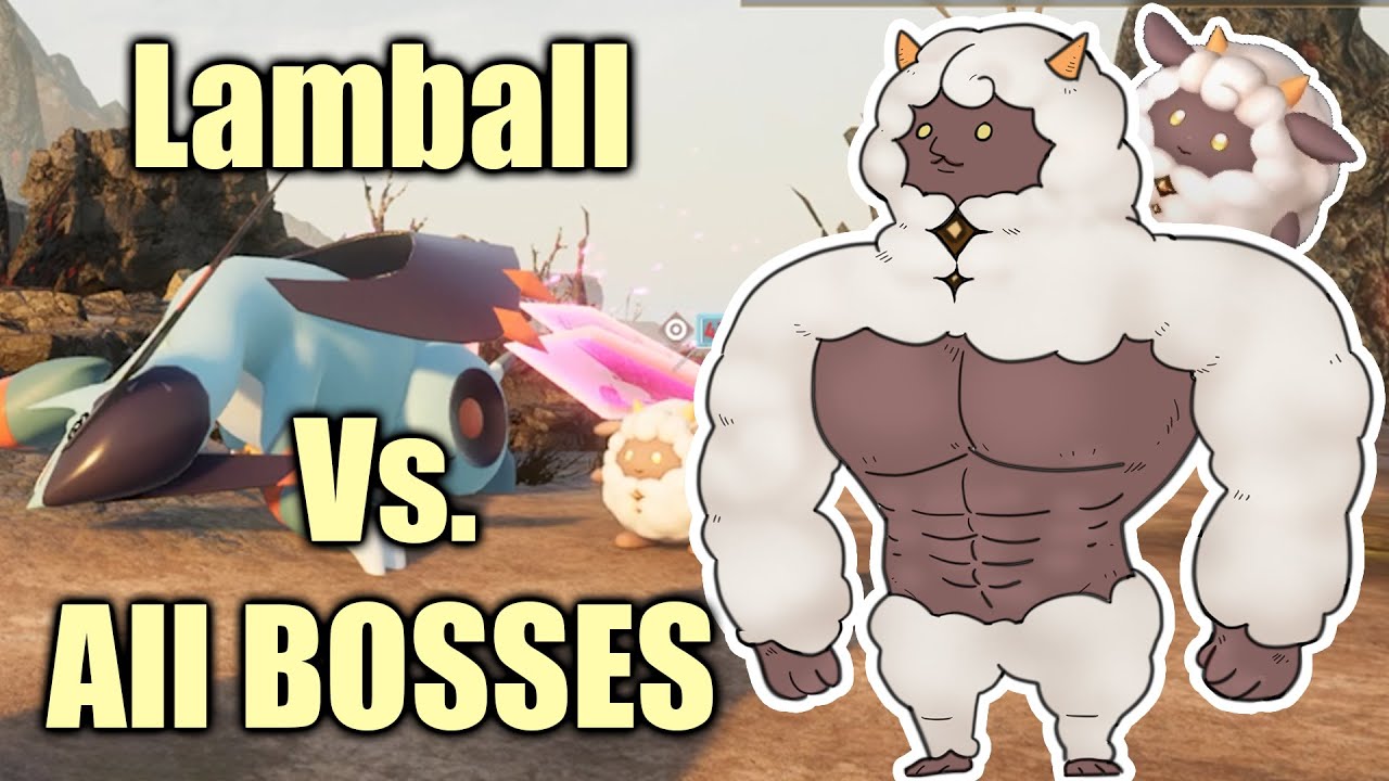 Palworld: SUPER LAMBALL Vs. All Bosses | Palbuilds - YouTube
