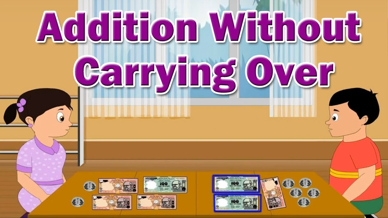 Addition of numbers without carrying - YouTube