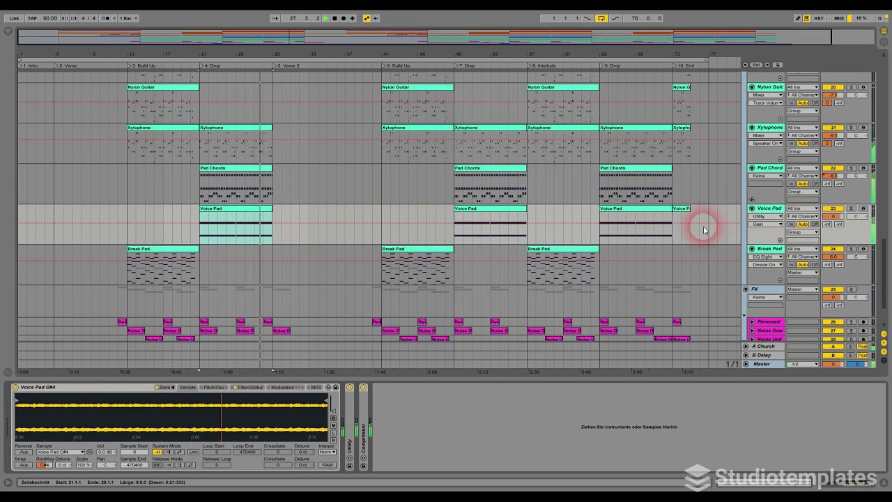 Back To You (Ableton Live template) by Studiotemplates - YouTube
