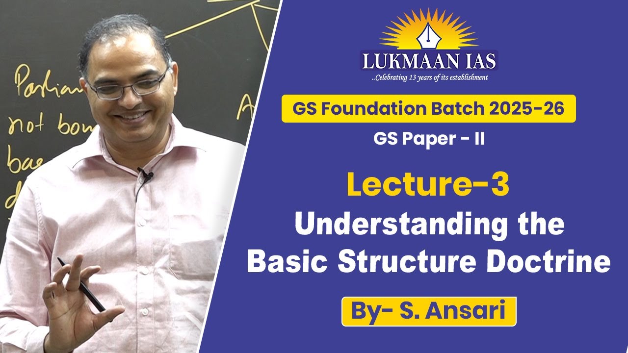 Understanding the Basic Structure Doctrine | By S. Ansari | Lukmaan IAS ...