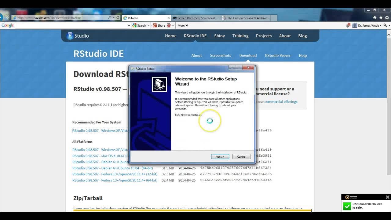 Installing and Using the "R" Programing Language and RStudio - YouTube