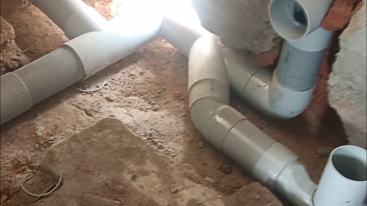 common bathroom hanging PVC - YouTube