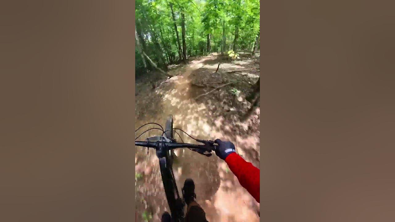 Mountain biking through the woods #mtb #mtblife #mountainbike - YouTube