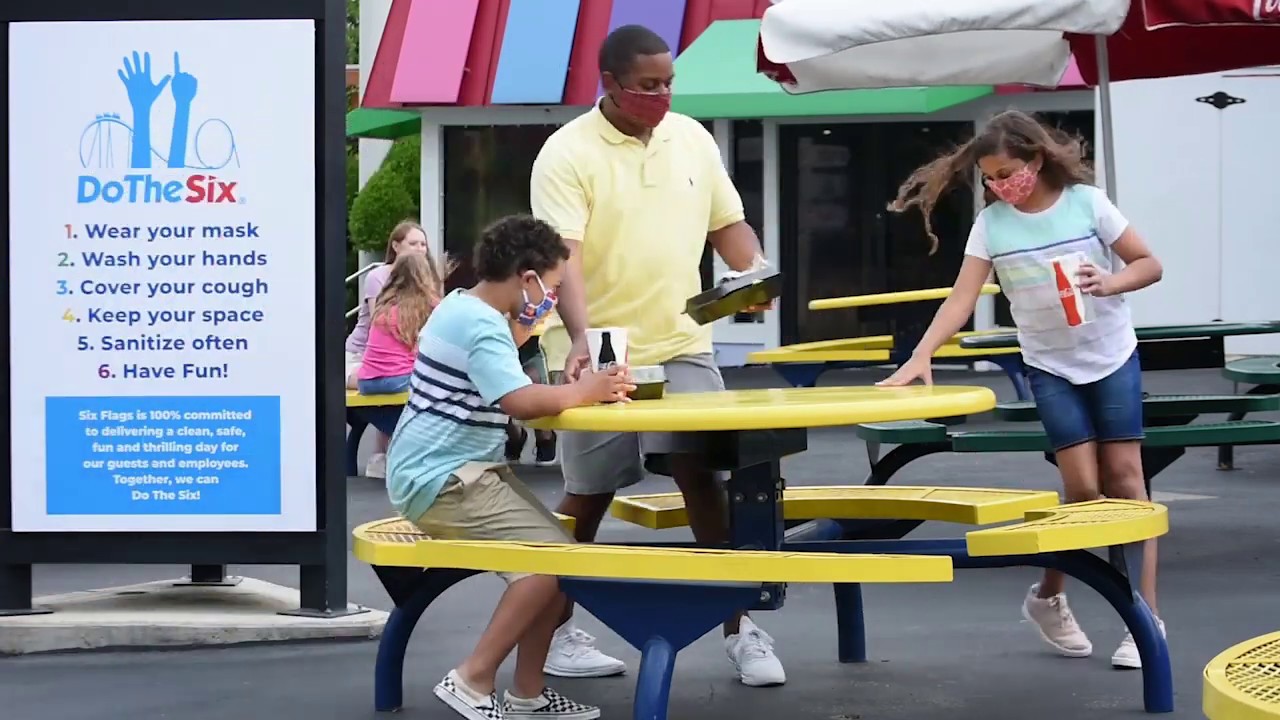 Six Flags new Safety Protocol Video - YouTube