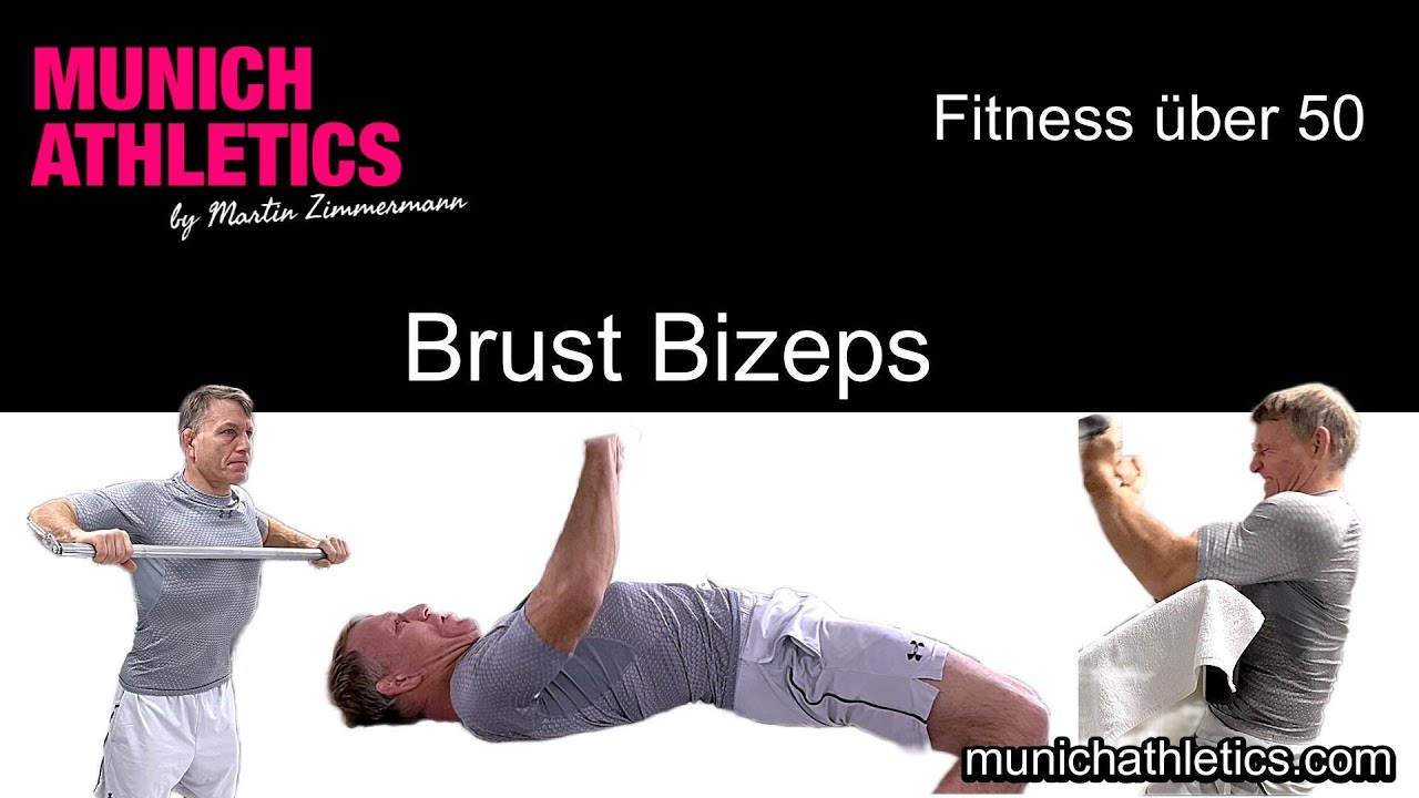 Fitness über 50 Brust Bizeps - YouTube