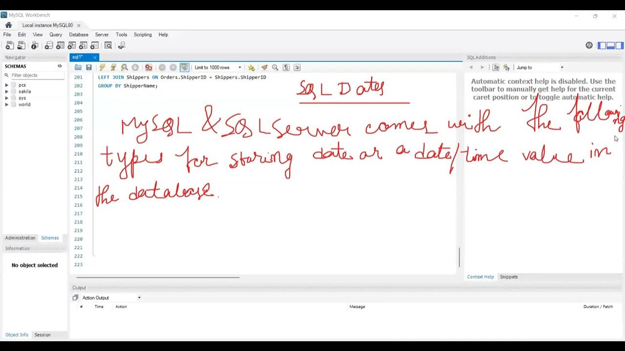 My SQL | Data Analyst | Database Session-14 | PCS Global Transforming ...