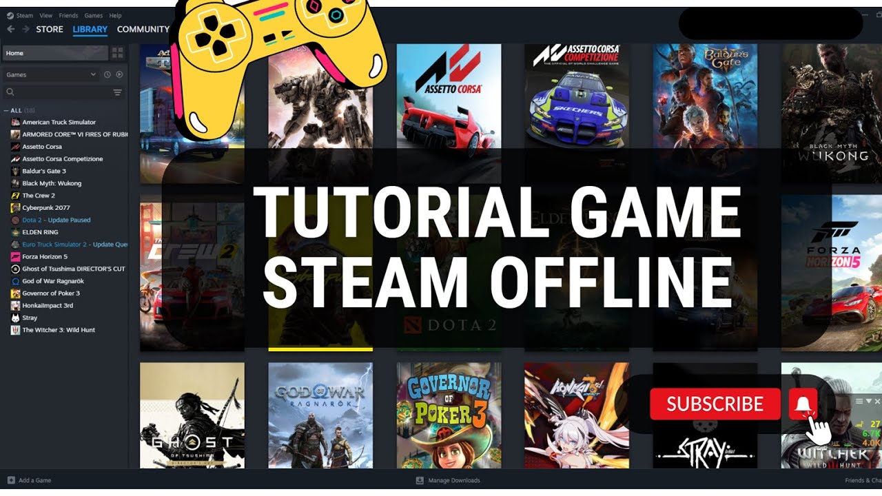 Tutorial Main Game Steam Offline - YouTube