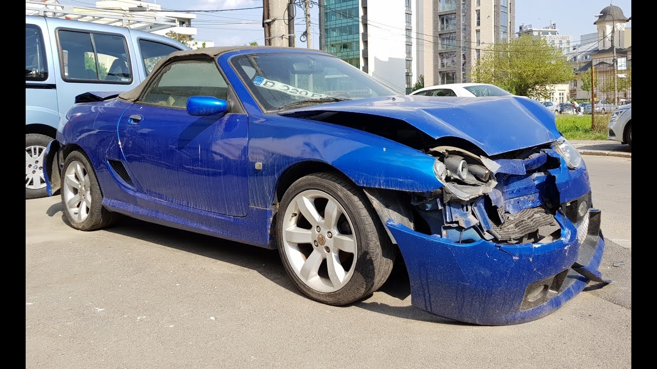 Crashed and Abandoned MG TF 135 Roadster - YouTube