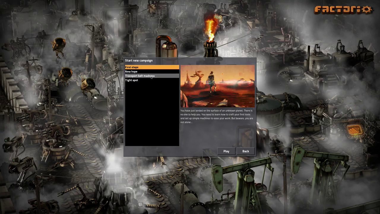 Factorio (0.16) Episode #1 - Campaign - First Steps 1&2 - YouTube