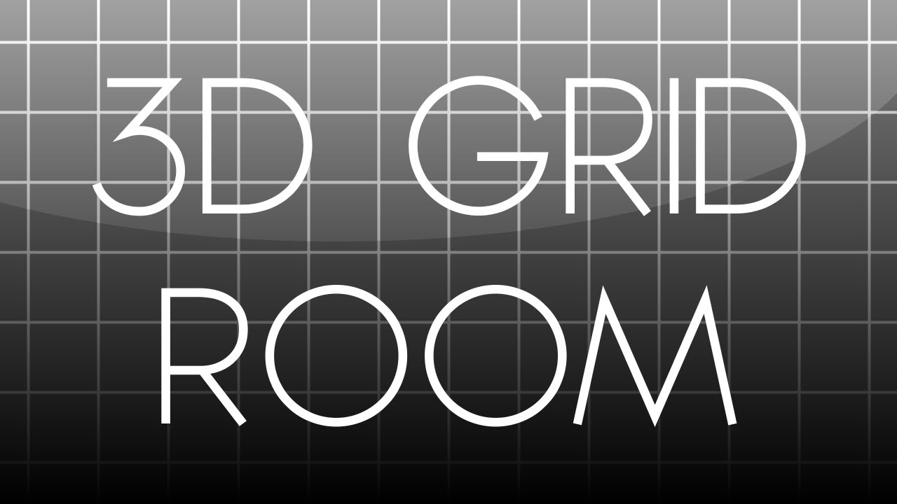 After Effects Tutorial: 3D Grid Room - YouTube